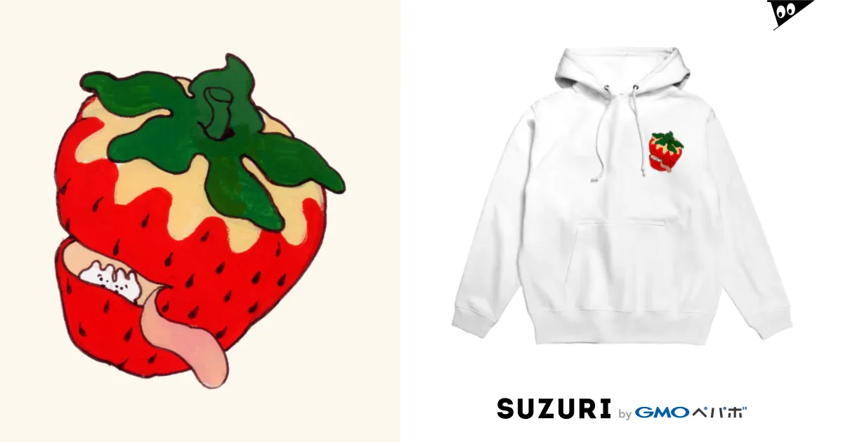 いちご / YORIYUKI ( YORIYUKIII )のパーカー通販 ∞ SUZURI いちご / YORIYUKI ( YORIYUKIII )のパーカー通販 ∞ SUZURI